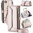 Amazon.com: Strapurs Crossbody Wallet Case Compatible with iPhone SE/7/ ...