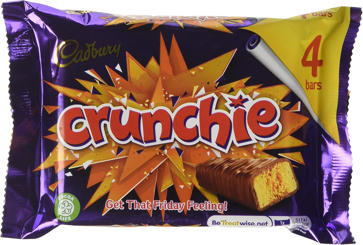 Cadbury Crunchie Chocolate Bar, 104 g: Amazon.co.uk: Grocery
