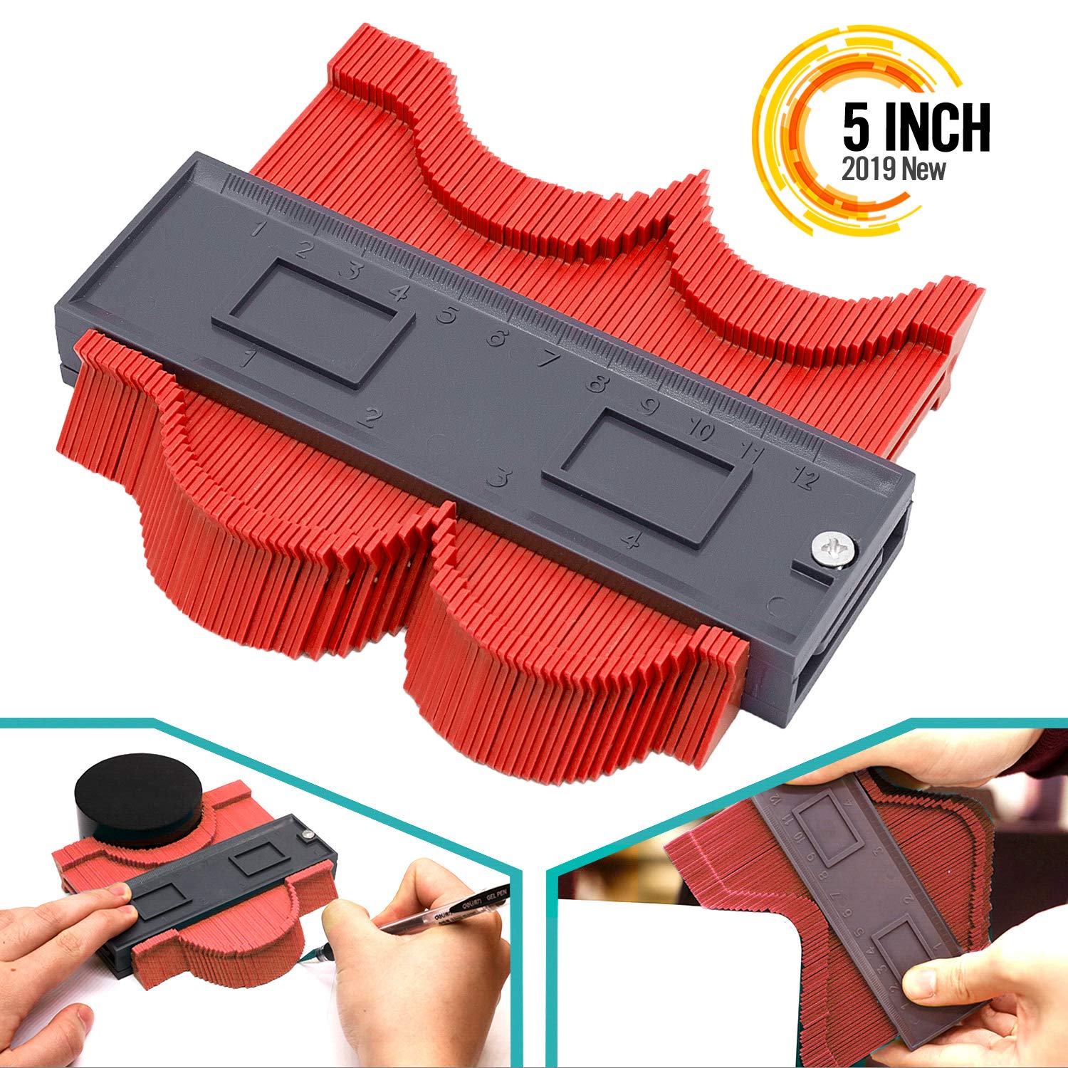 Extra Measure Depth Contour Tool Profile Guide for Woodworking Project ...