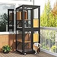 Amazon.com : TIMHAKA Cat Catio Outdoor Enclosure, 4 Tiers Cat Playen ...