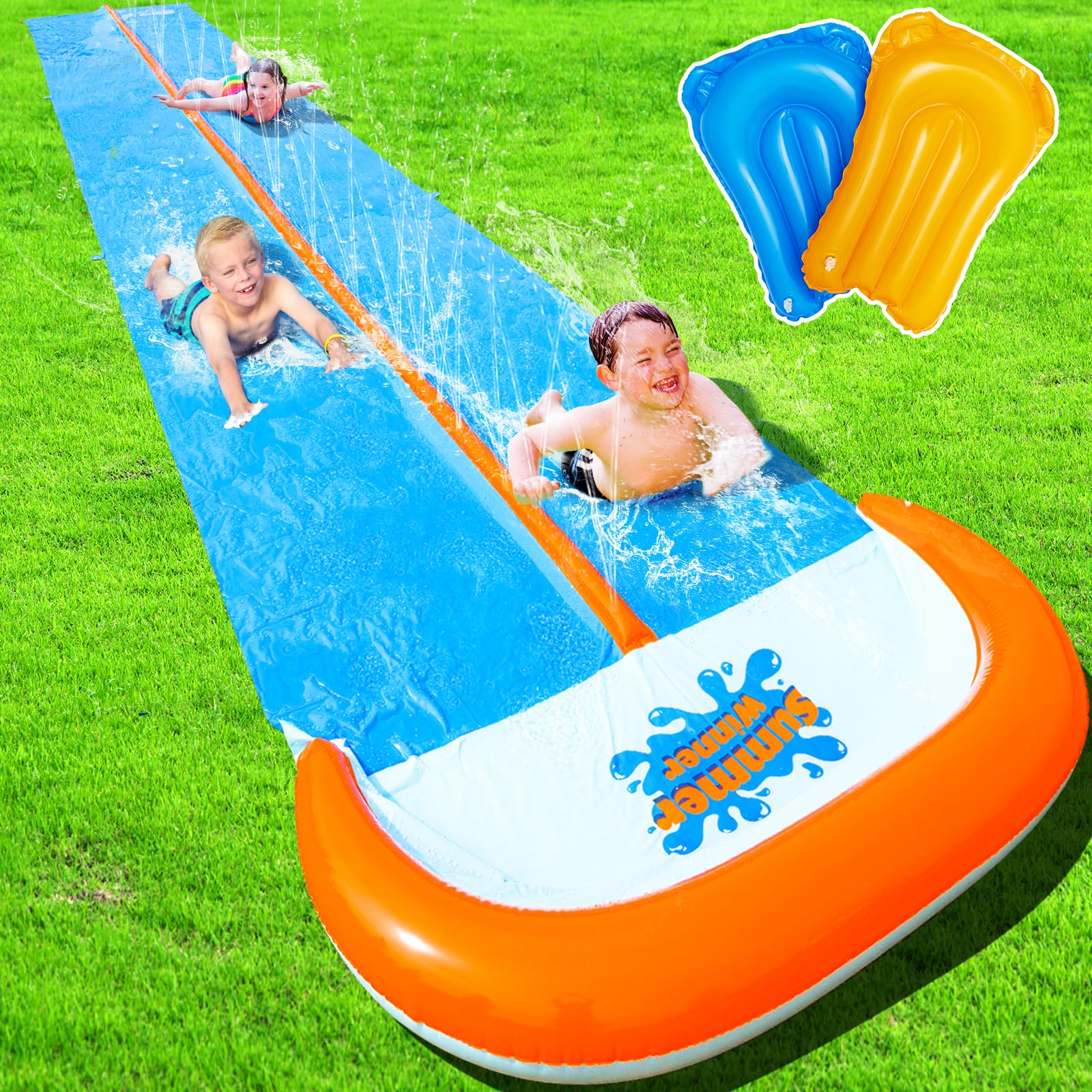 Mua 30FT Slip Lawn Water Slide, Extra Long Slip Splash and Slide for ...