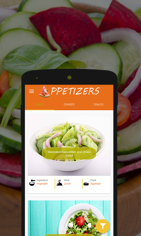 Easy Appetizers Recipes Ideas:Amazon.com:Appstore for Android