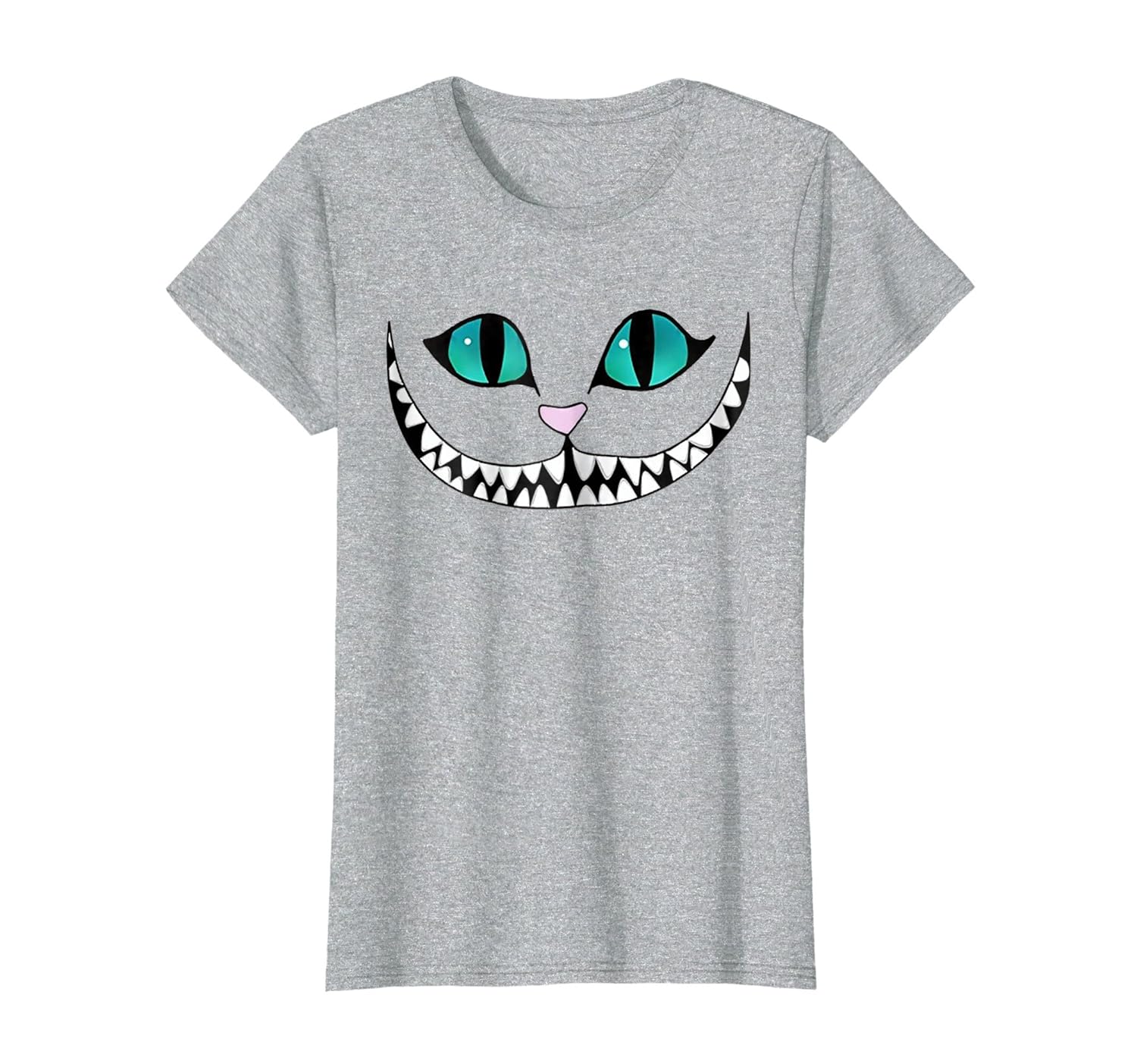 Cheshire Faced Cat Smile Spooky T-Shirt-4LVS – 4loveshirt