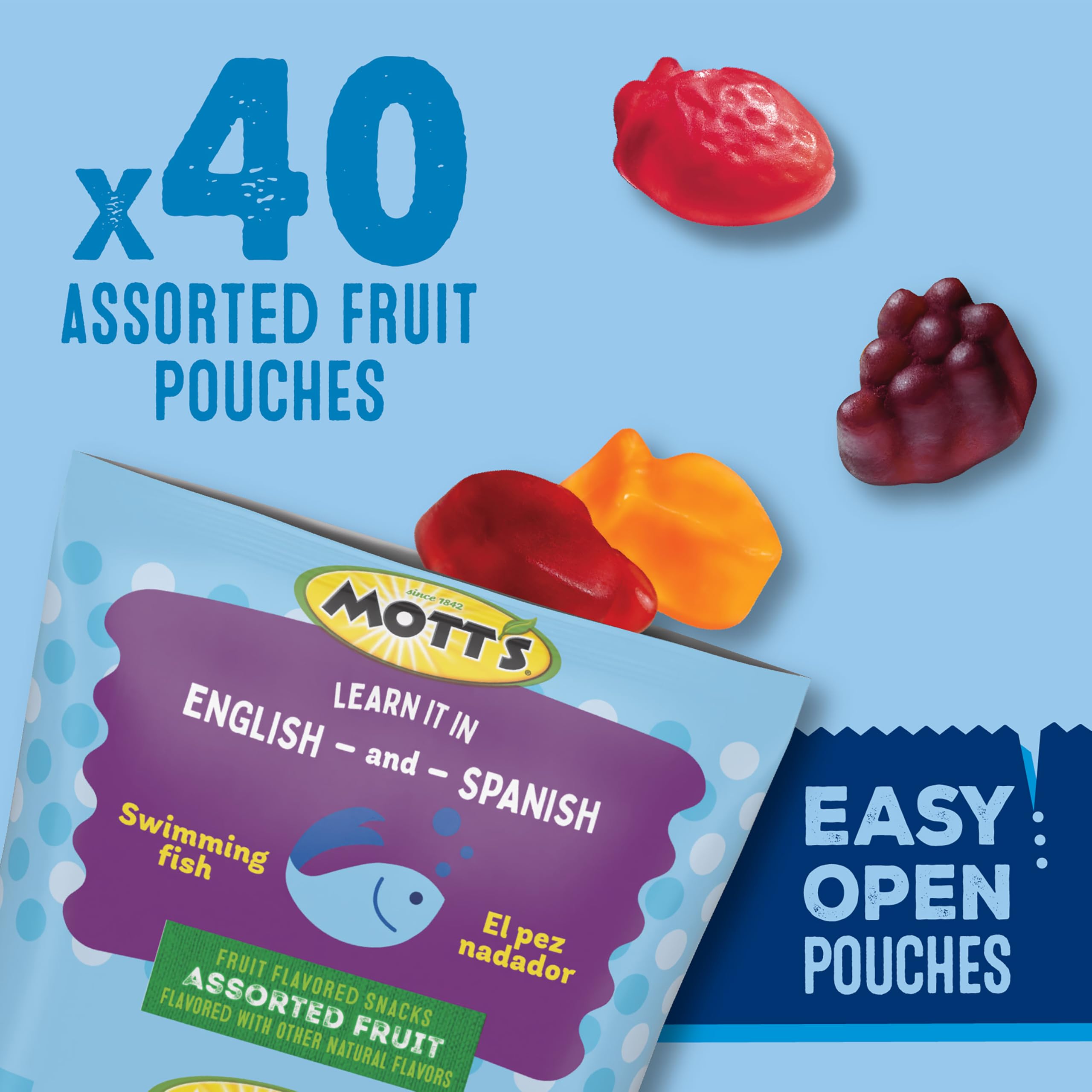 Mua Mott's Fruit Flavored Snacks, Assorted Fruit, Family Pack, Gluten ...