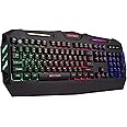 Amazon.com: ENHANCE Infiltrate KL1 LED Gaming Keyboard - Multi Color ...