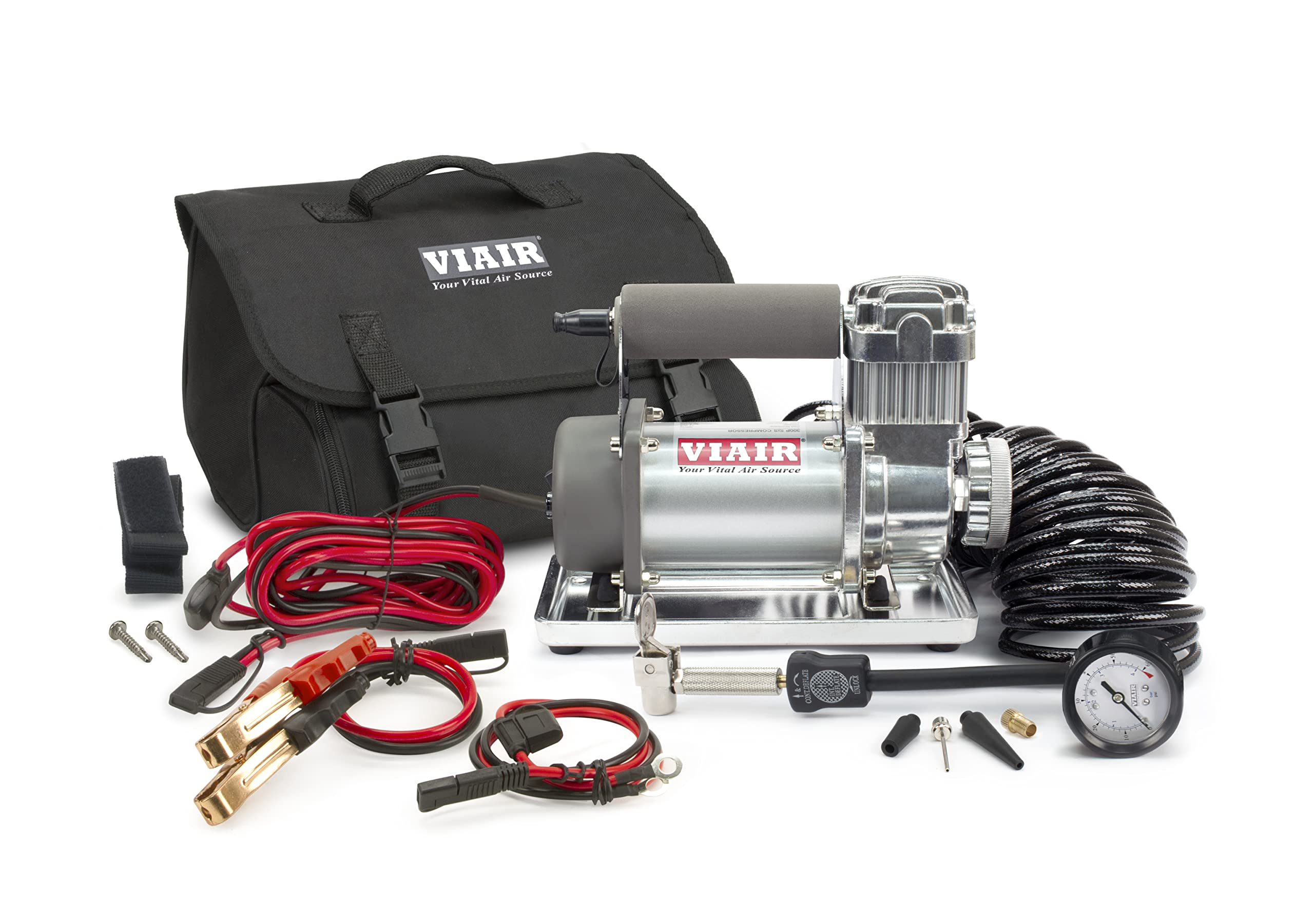 Viair 30032 300P SXS Portable Compressor Kit with battery tender and ...