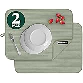 Amazon.com: Cuisinart Dish Drying Mats for Kitchen Counter - (2) 18" x ...