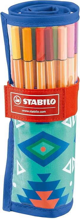 Stabilo 8825-061 Point 88 Rotolo di Nylon Festival Spirit, Blu ...