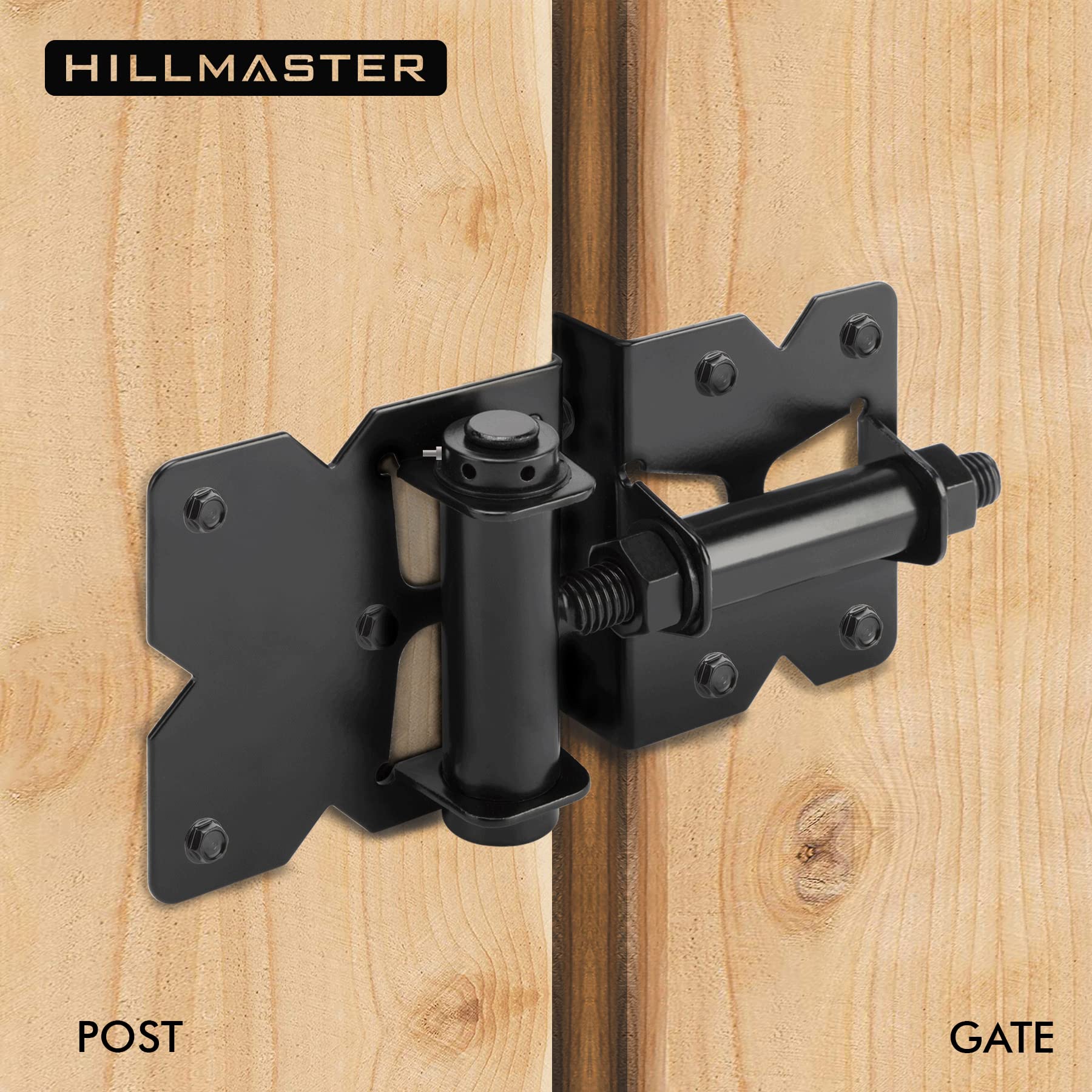 Mua 2 Pack Self Closing Gate Hinges for Wooden Fences Heavy Duty Solid ...