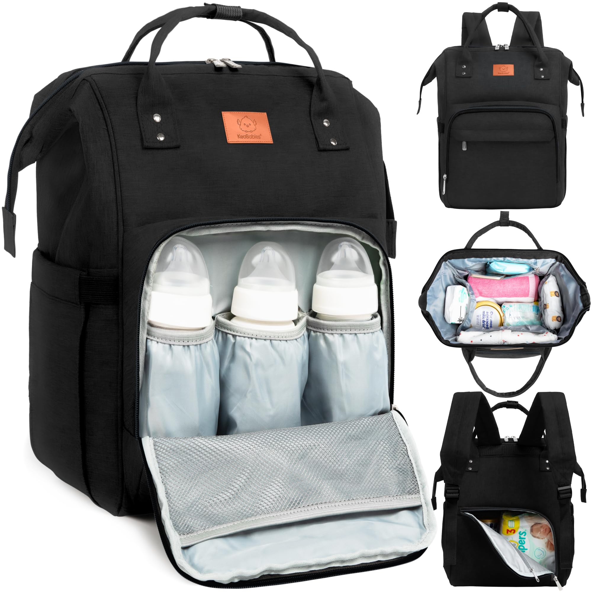 KeaBabies Baby Diaper Bag Backpack - Baby Bag for Boys, Girls ...