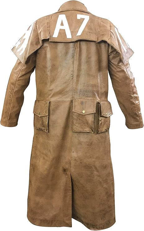 New Vegas NCR Veteran Ranger Armor Leather Duster Coat: Amazon.ca ...
