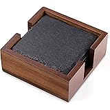 Trademark Innovations Square Slate Drink Coasters, 4x4-Inch: Amazon.ca ...