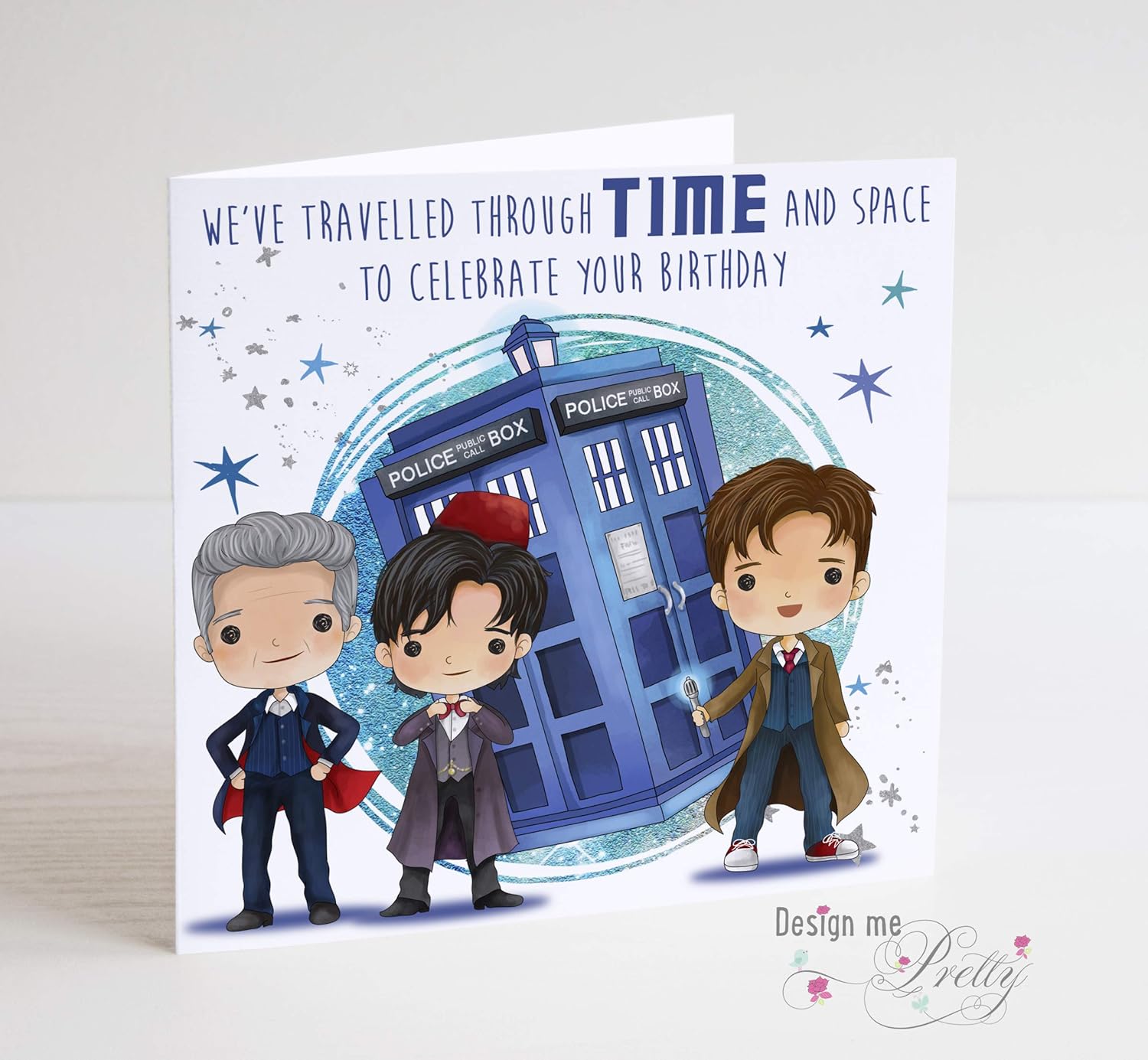 Doctor Who Personalised Birthday Card: Amazon.co.uk: Handmade