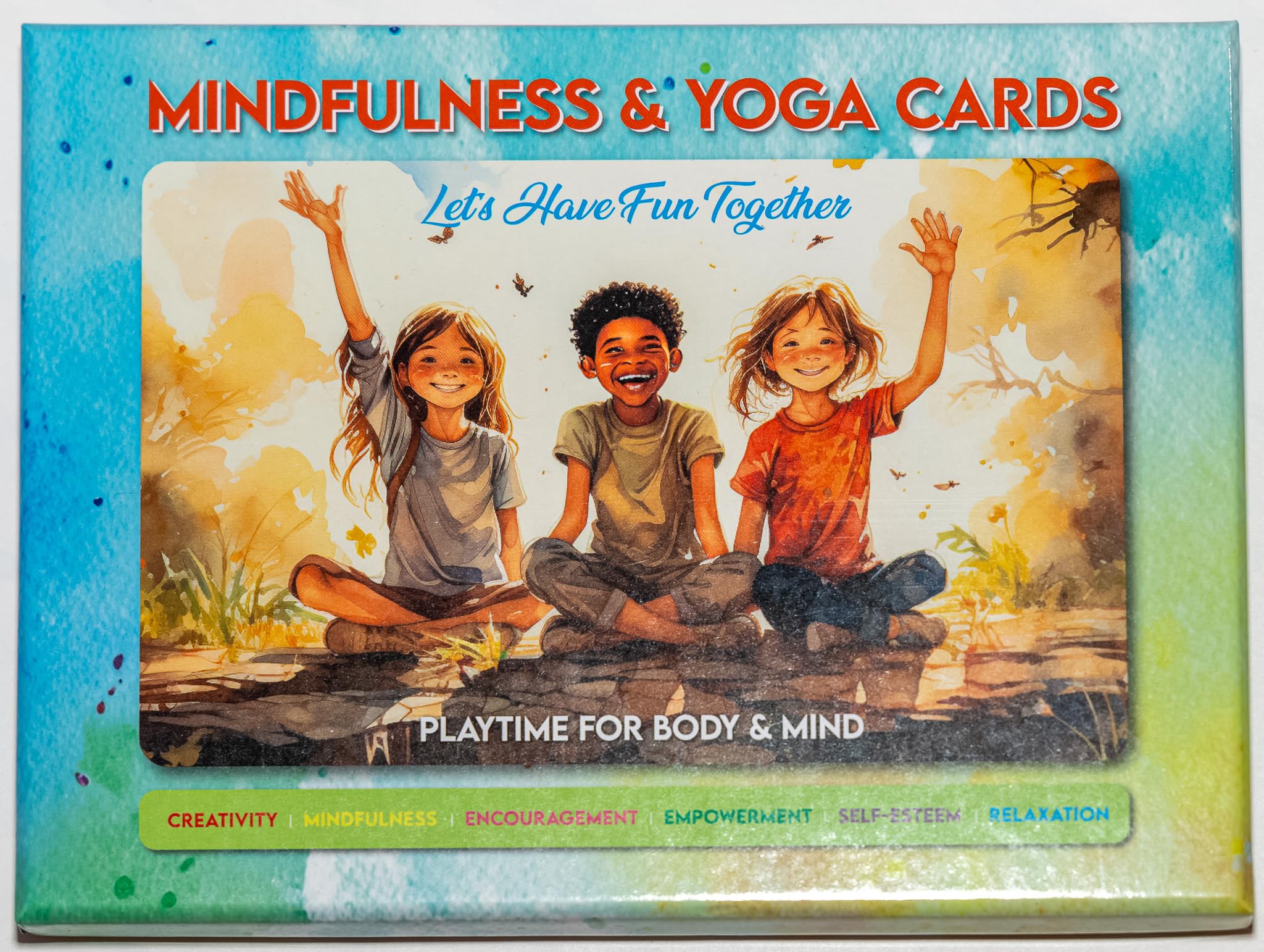 Kids MIndfulness & Yoga cards with beautiful and creative imageries ...