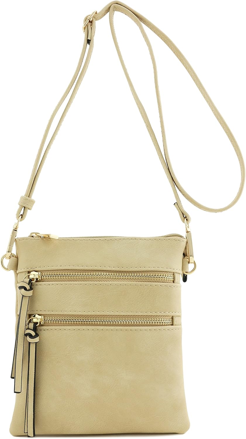 Buy Functional Multi Pocket Crossbody Bag Beige at Amazon.in