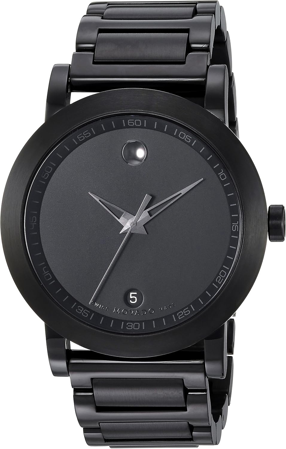 Amazon Movado Men s 0606615 Sport Museum Black Stainless Steel amazon-movado-men-s-0606615-sport-museum-black-stainless-steel