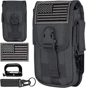 Amazon.com: IronSeals Tactical Cell Phone Holster Pouch, Smartphone ...