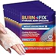Amazon.com: BurnFix® - 4 Pack-Burn Gel Dressing 4 x 4" Burn Care Cream ...