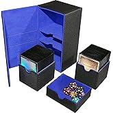 Amazon.com: Scimi X-Large Commander Premium Double Deck Box for 200 ...