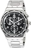 Swatch Herren Chronograph Quarz Uhr mit Edelstahl Armband YOS456G ...