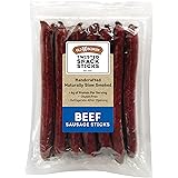 Amazon.com: Old Wisconsin Beef Sausage Snack Sticks, Naturally Smoked ...