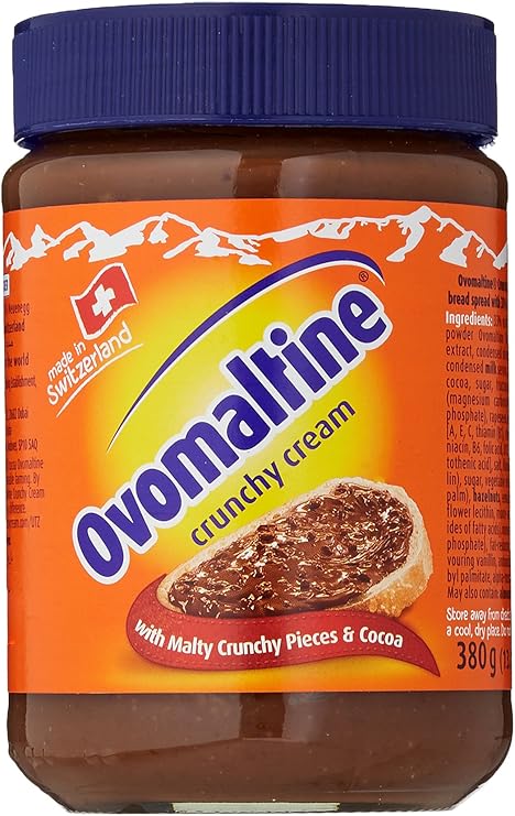 Ovomaltine Crunchy Cream, 380g: Amazon.co.uk: Grocery