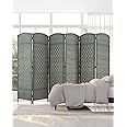 Amazon.com: JOSTYLE Room Divider 6 Panel Divider Wall, 6ft Tall Divider ...