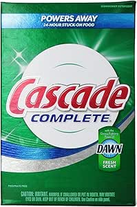 Amazon.com: Cascade Complete, Powder Dishwasher Detergent, Fresh Scent ...