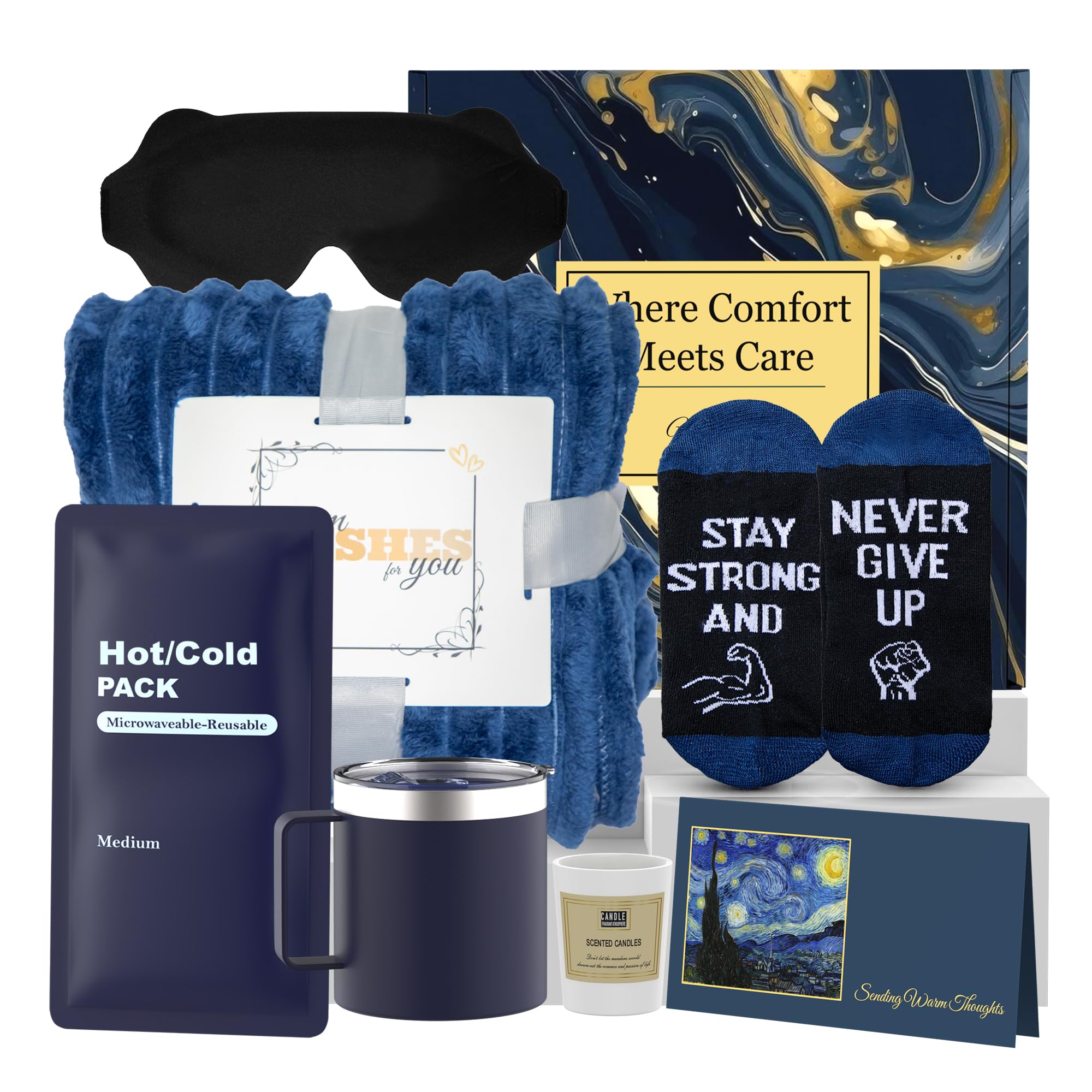 Get Well Soon Gift Basket Men, Care Package for Men, Get Well Soon ...