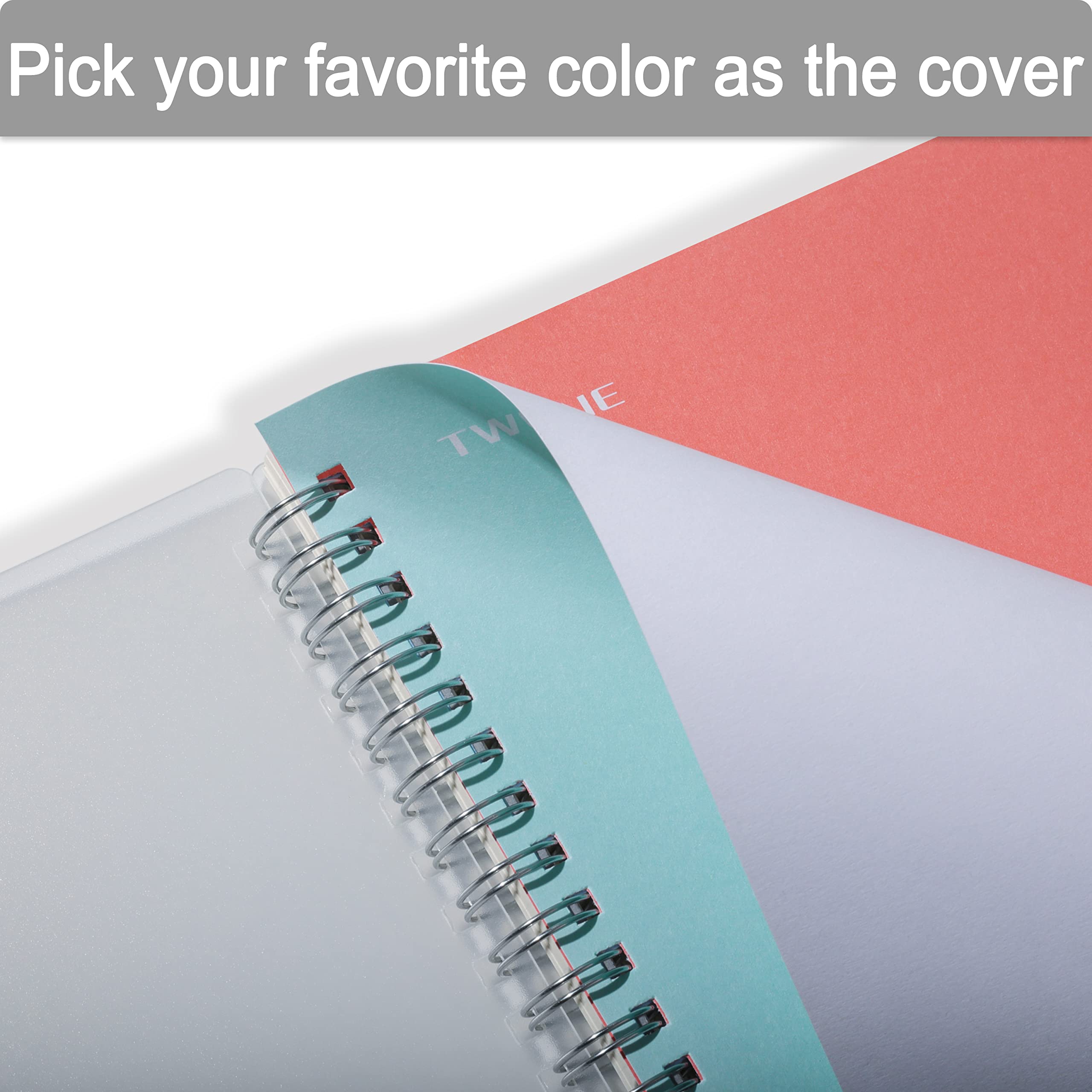 Mua TWONE Small Graphing Notebook, Spiral Graph Notebook with 80 Sheets ...
