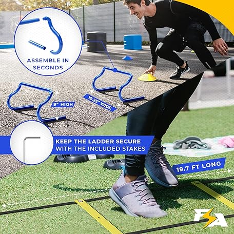 Mua Speed & Agility Training Set - Agility Ladder, Cones Hurdle Set ...