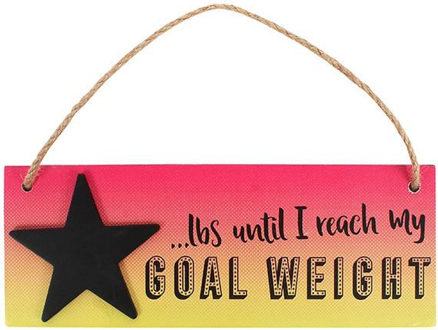 Something Different - Letrero para colgar modelo Weight Countdown ...