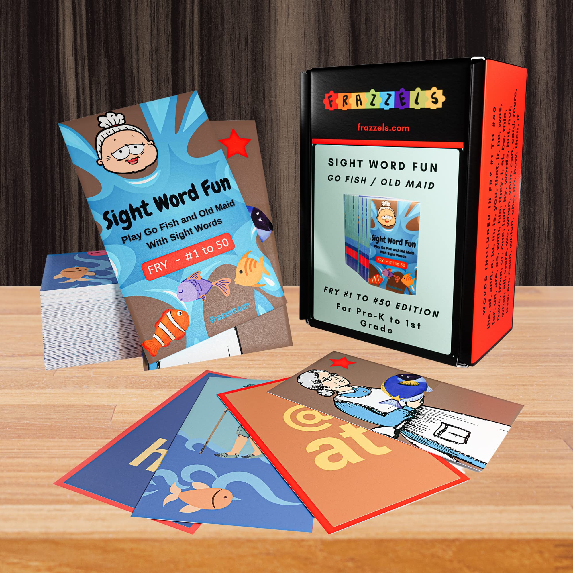 Mua Go Fish Sight Words Card Game for Kids for Ages 4+ with Fry 1 to 50 ...