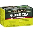 Amazon.com : Bigelow Green Tea with Pomegranate Tea Bags, Caffeinated ...