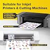 Printable Vinyl Sticker Paper for Inkjet Printer - Self Adhesive Glossy ...