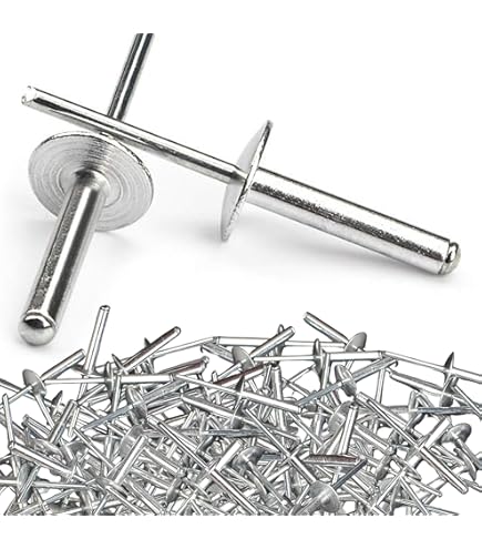 3/16 Blind Rivets Aluminum 3/16" Diameter Oversize Large Flange Blind ...