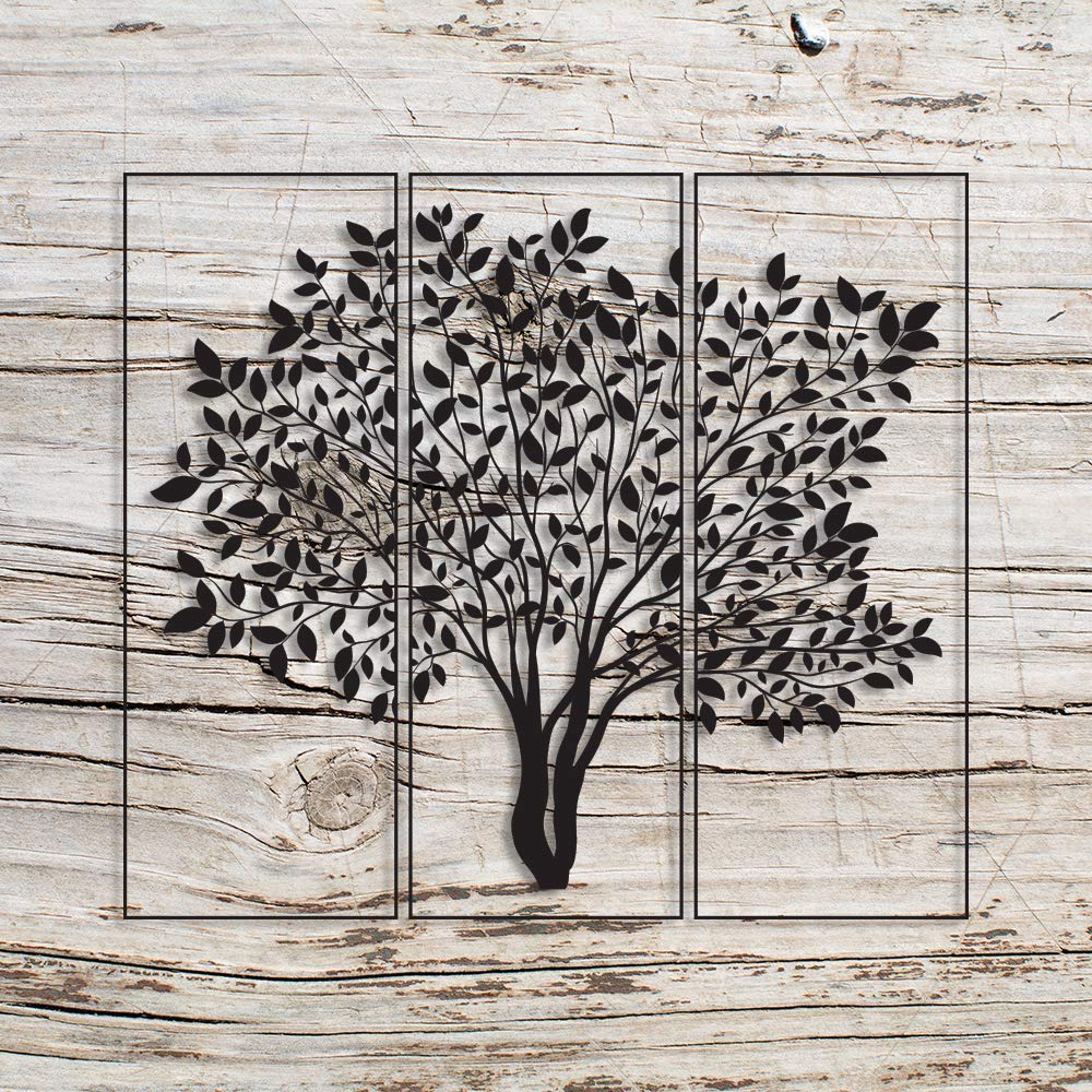 Buy Metal Wall Art, Metal Wall Decor, Metal Tree, Metal Sign, World ...