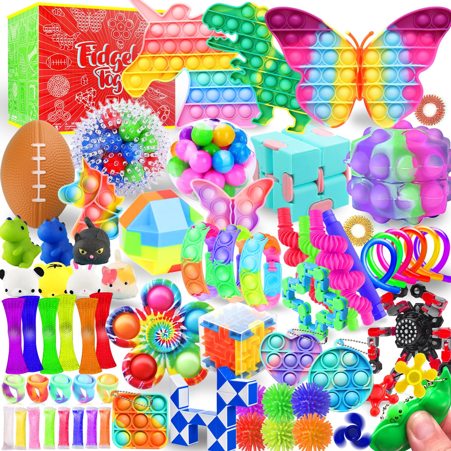 Mua Fidget Toys Set, 80 Pack Sensory Toys Party Favors Kids Autism Autistic Children, Classroom ...