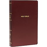 NKJV, Gift and Award Bible, Leather-Look, Black, Red Letter, Comfort ...