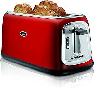 Oster TSSTTRJB30R-033 4-Slice Long-Slot Toaster, Red: Amazon.ca: Home ...