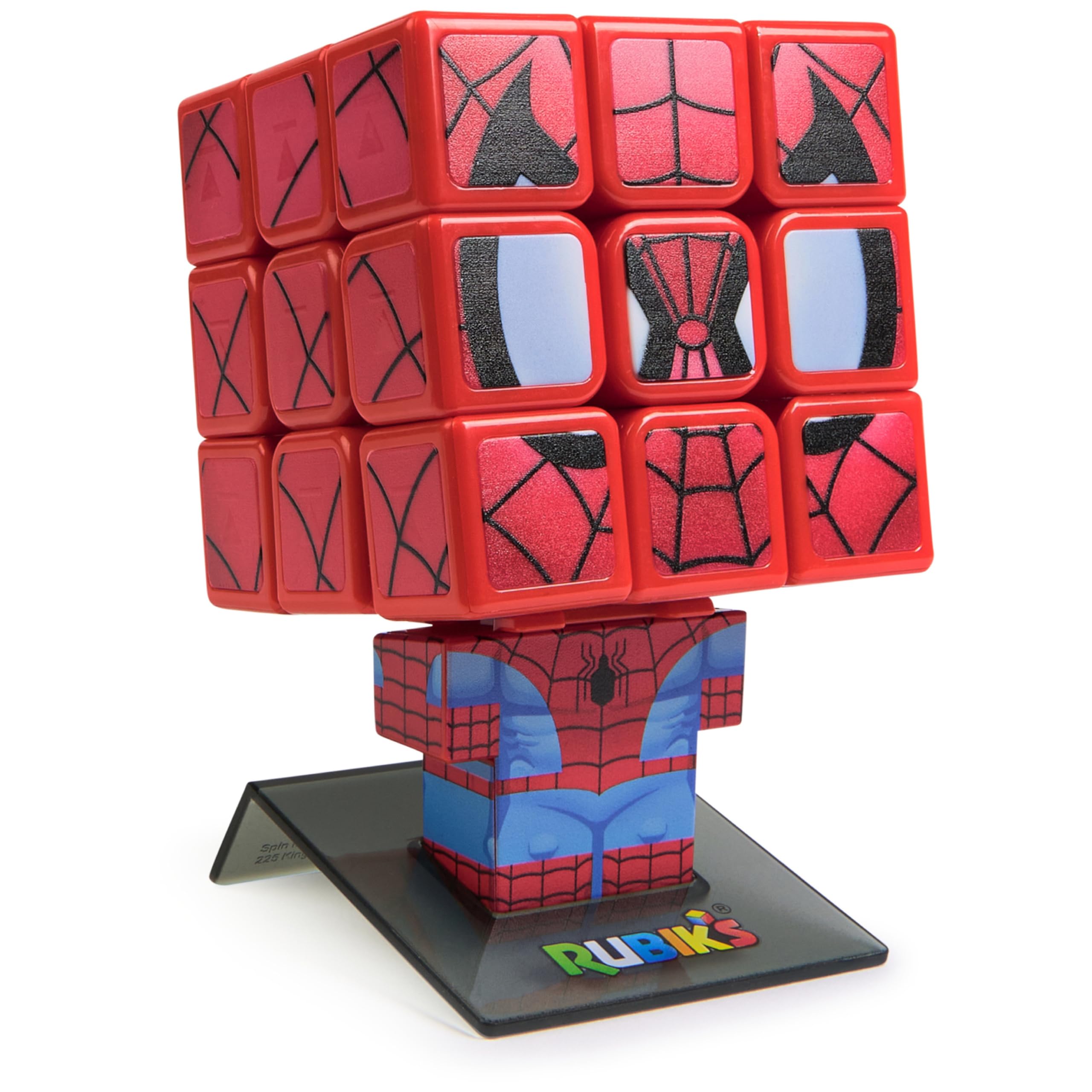 Rubik’s Cube, Spider-Man Cuber, Marvel Collectible Fidget Toy & Desk ...