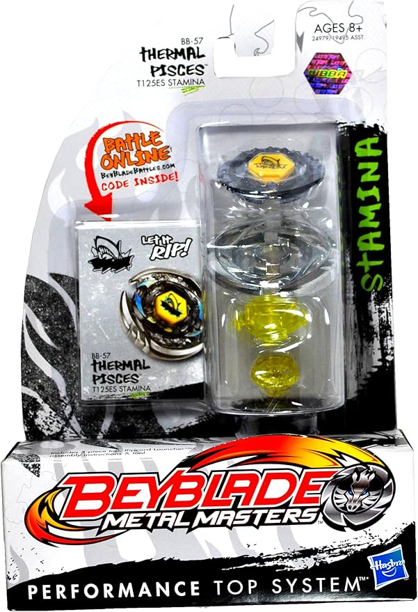 BEYBLADE THERMAL PISCES METAL MASTERS PERFORMANCE TOP SYSTEM HASBRO ...