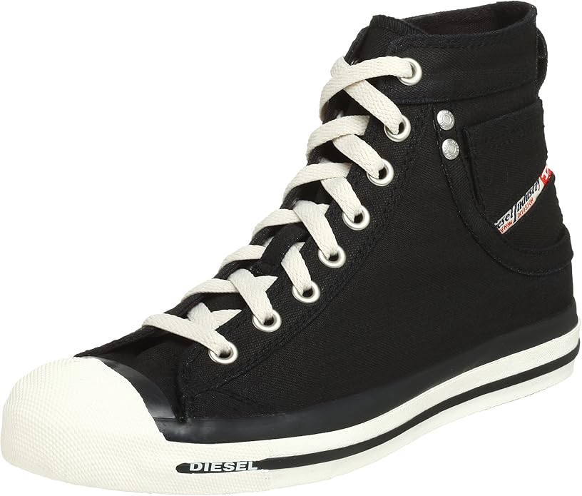 Diesel Men's Exposure Denim Lace-up Sneaker: Amazon.co.uk: Shoes & Bags