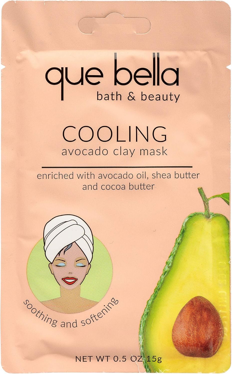 Que Bella Beauty Cooling Avocado Clay Face Mask – BigaMart