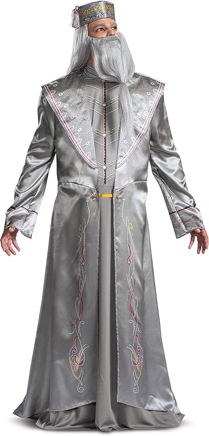 Amazon.com: Disguise Men's Harry Potter Dumbledore Deluxe Adult Costume ...
