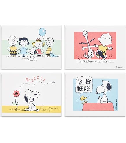 Thank You Note Hallmark Snoopy Cards