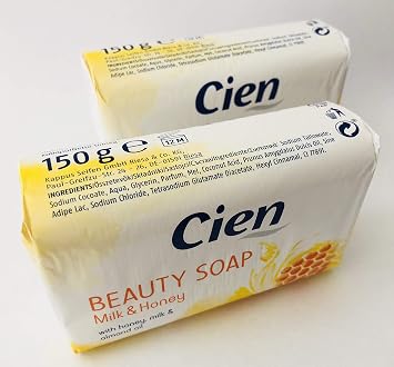 2 er Pack - Cien Beauty Soap Milk & Hoeny - Seife mit Honig, Milch und ...