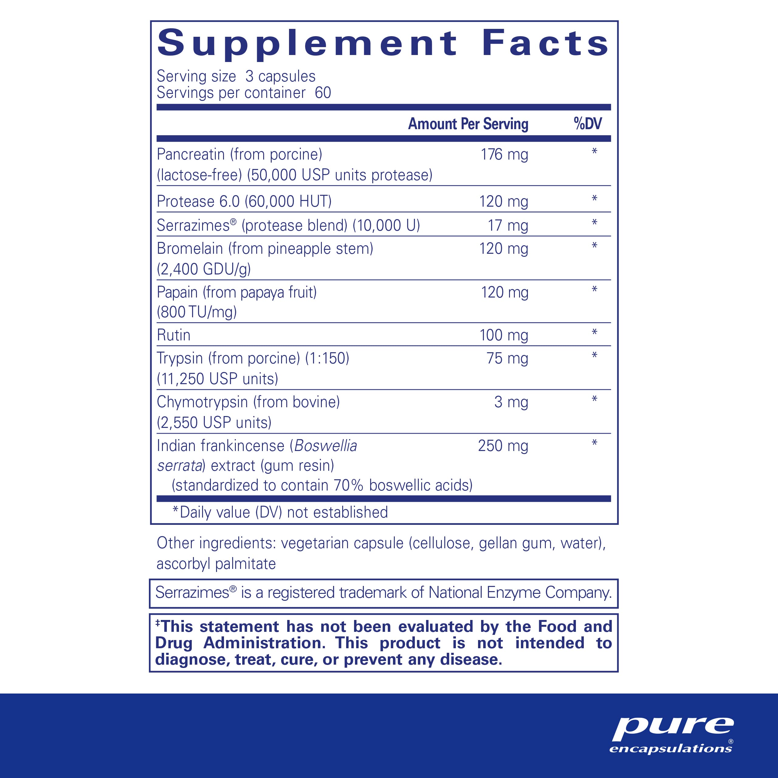 Mua Pure Encapsulations Systemic Enzyme Complex - Supports Muscle ...
