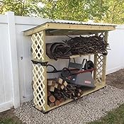 Amazon.com: 2x4basics 90144 Firewood Rack System, Black: Home Improvement