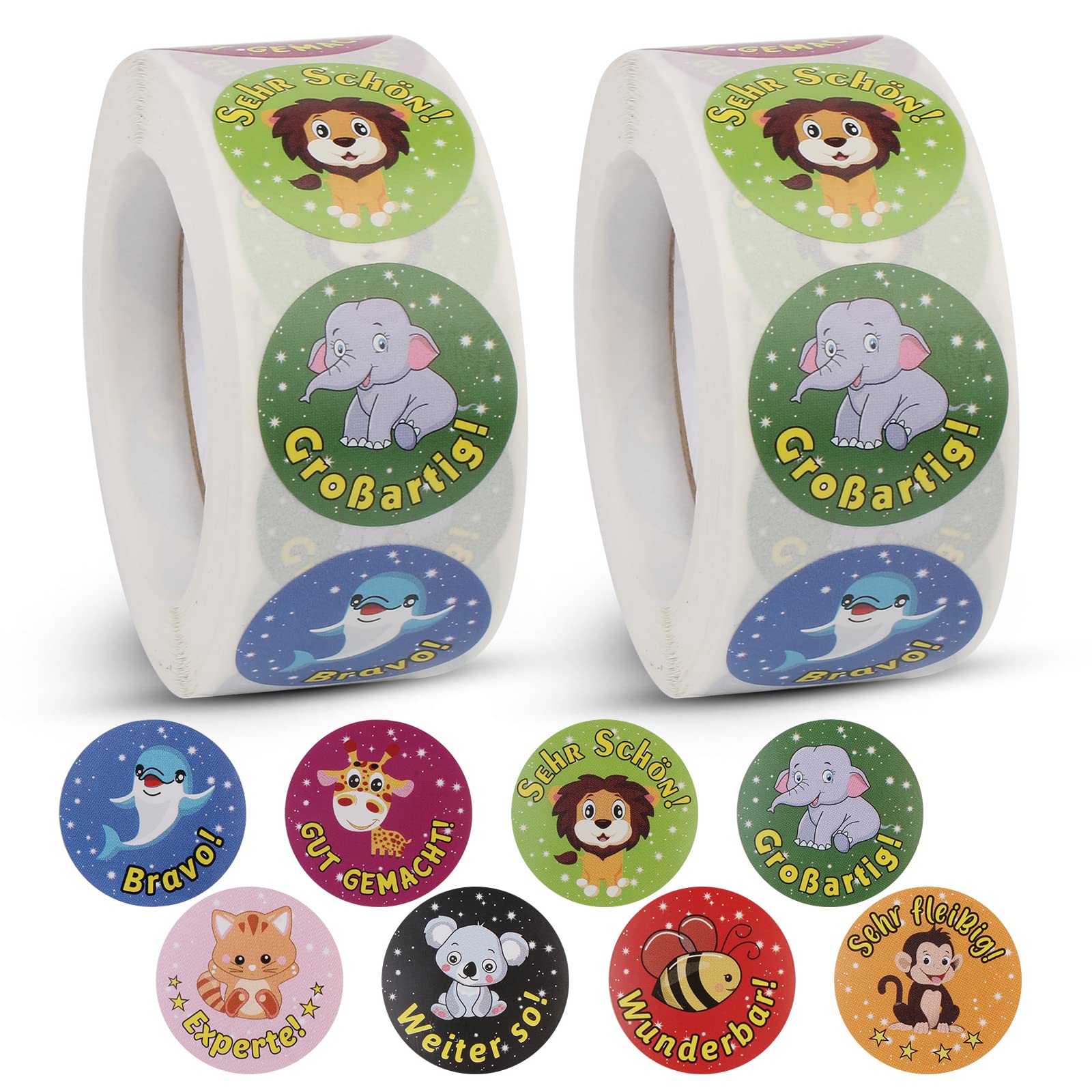 Mua Vegena Pack of 1000 Motivational Stickers for Children - Reward ...
